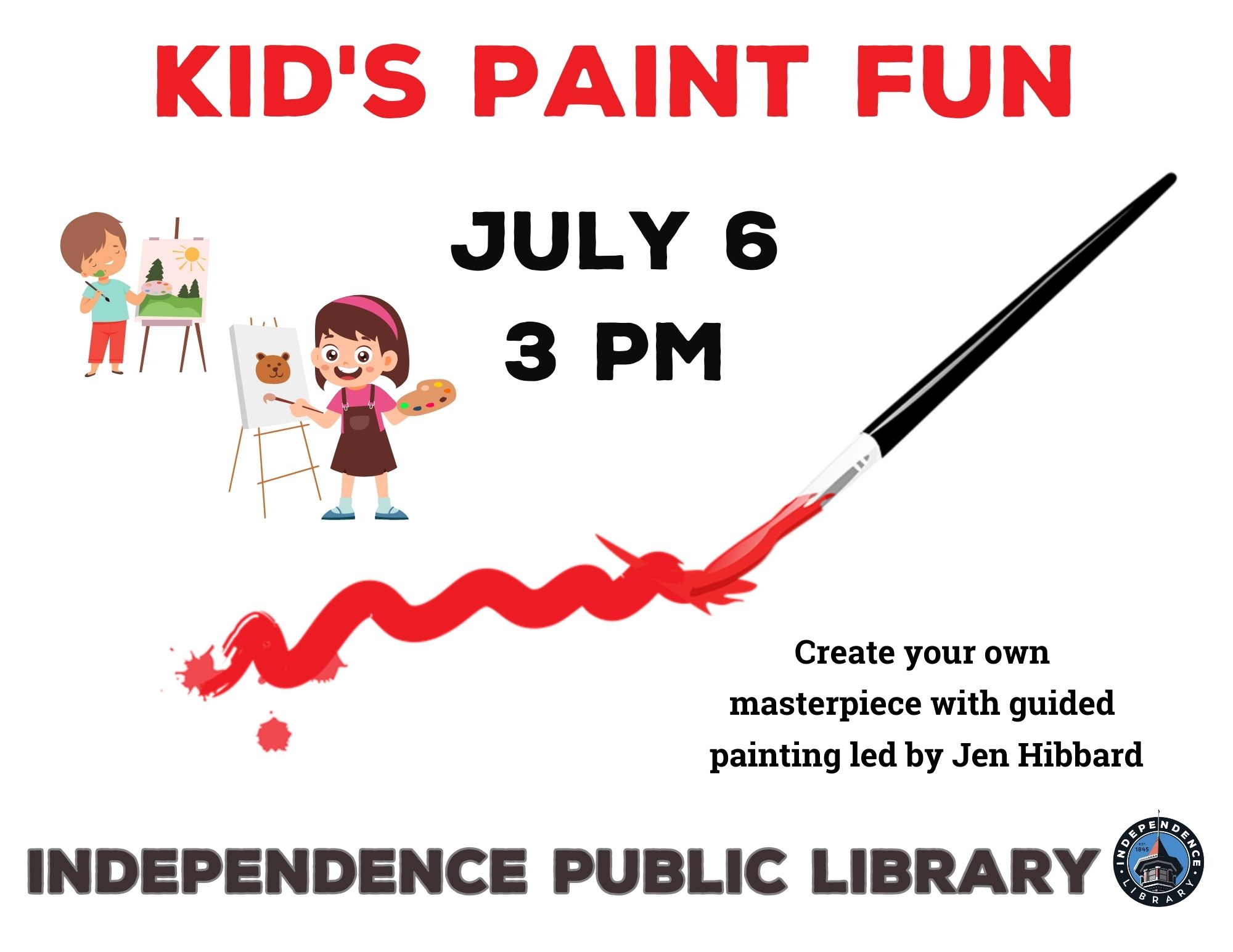 Kid’s Paint Fun - City of Independence